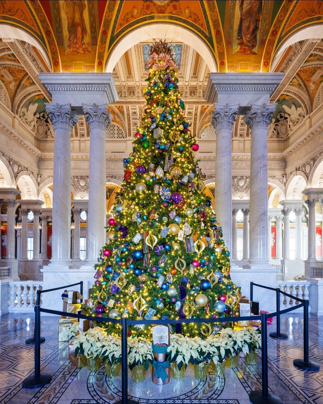 The World’s Most Beautiful Library Christmas Trees - Magazine