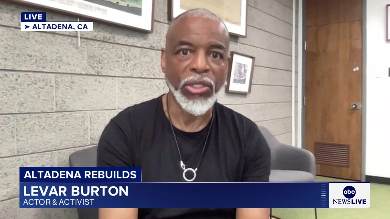 LeVar Burton Helps Save a California Library After Wildfire Devastation ...